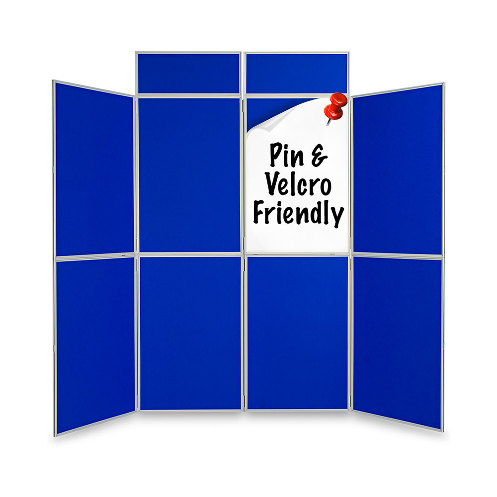 8 Panel Pinnable Display Boards | Folding Display Panels | UK Made