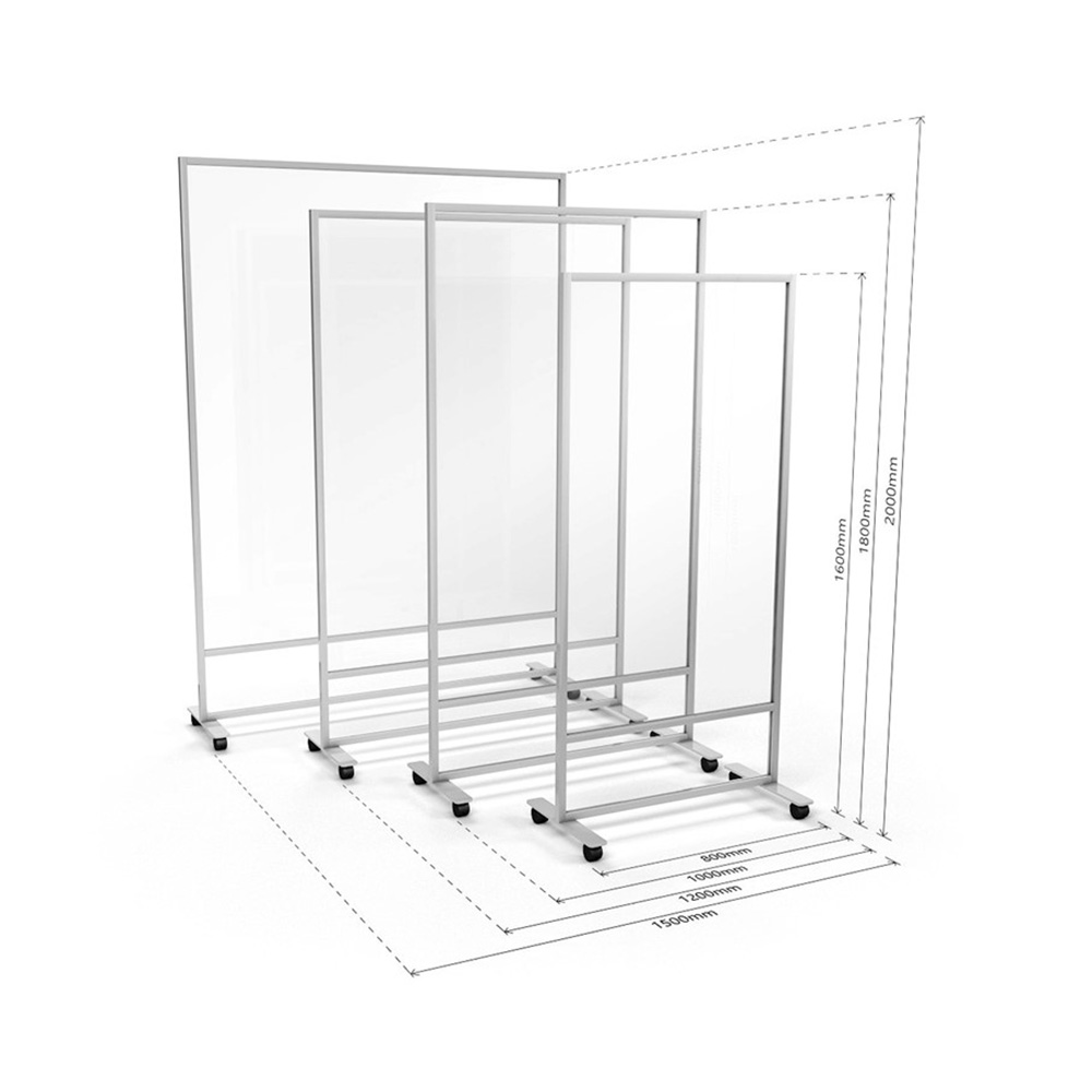 ACHOO® Freestanding Partition Screen | Perspex® Office Dividers