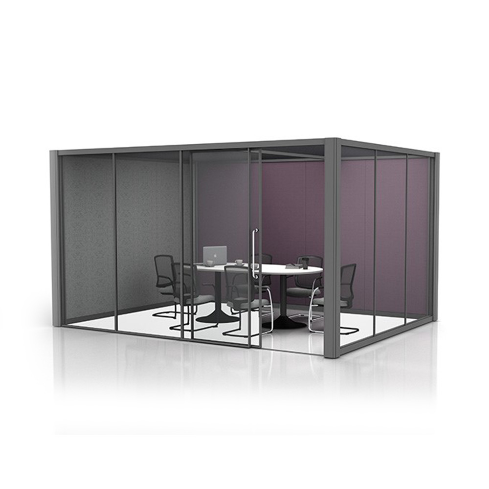 Glass Office Pods| 4 x 3m Glazed Office Meeting Pods | UK Made