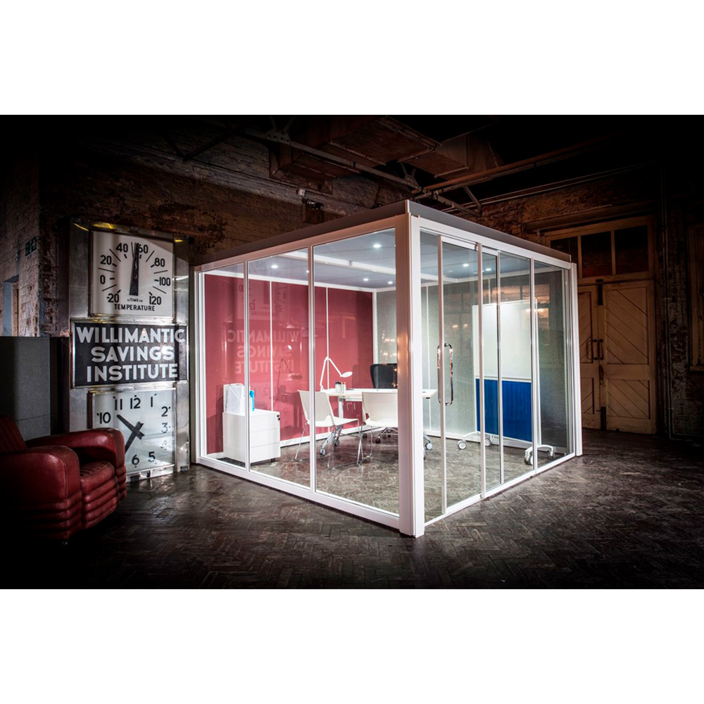 Glass Office Pods| 4 x 3m Glazed Office Meeting Pods | UK Made